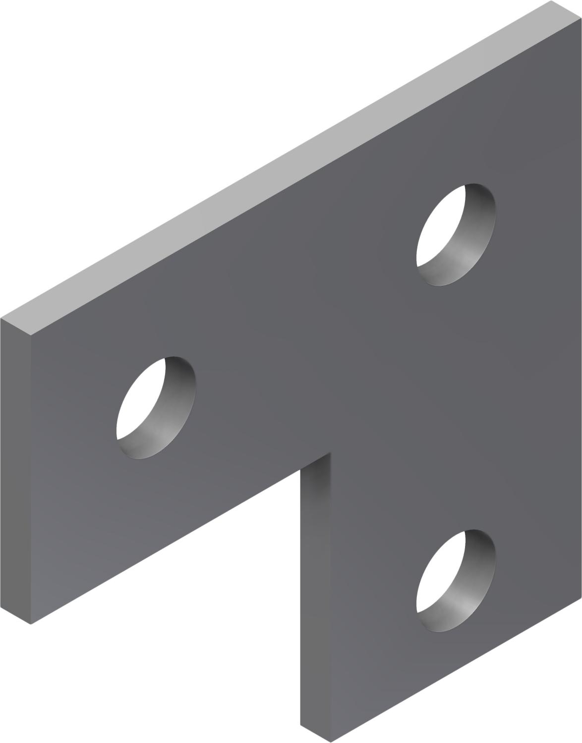 FLAT PLATE 90DEG BEND BRACKET Stainless Steel | Strut Channels Direct